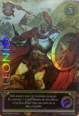 Leonidas - Full Art Coleccionista | Gorila TCG - Tienda Oficial