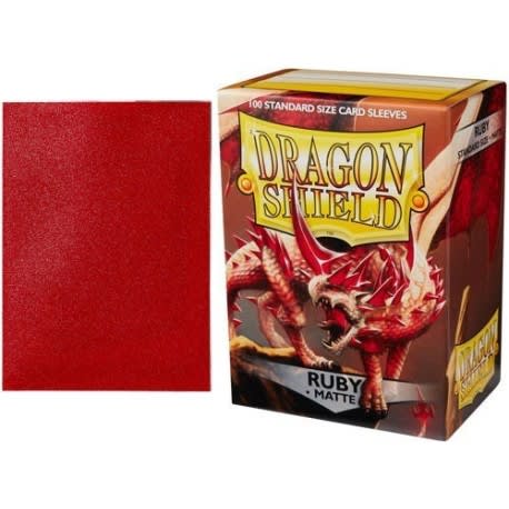 Dragon Shield Sleeves - Standard- Matte Ruby | Gorila TCG - Tienda Oficial