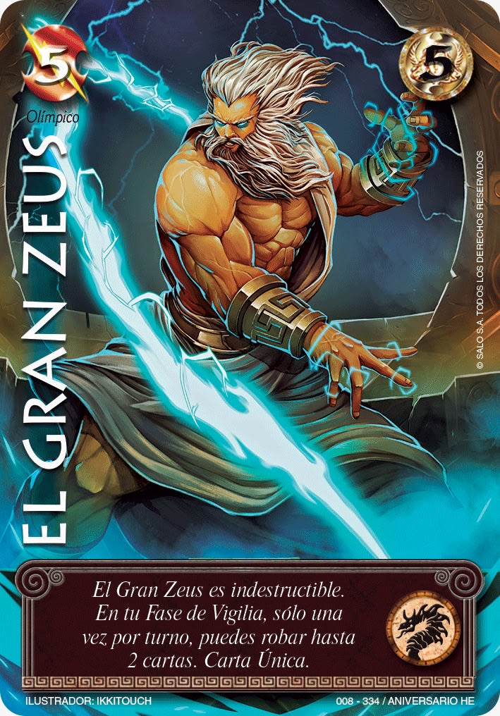 El Gran Zeus Full Art | Gorila TCG - Tienda Oficial