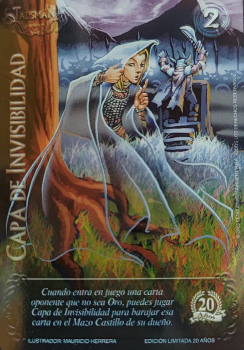Capa De Invisibilidad - Edición Aniversario 20 años | Gorila TCG ...