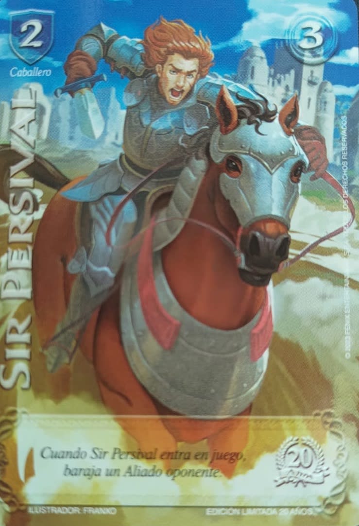 Sir Persival - Edición Aniversario 20 años | Gorila TCG - Tienda Oficial