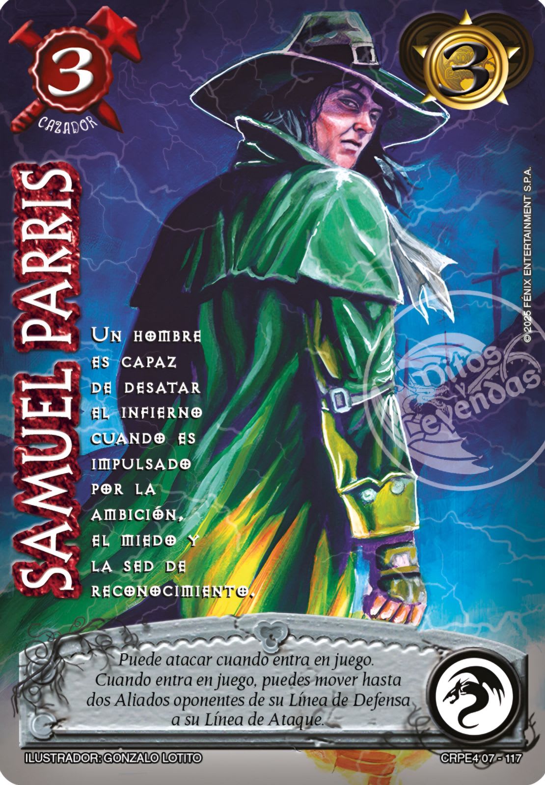 Samuel Parris - Arte Alternativo | Gorila TCG - Tienda Oficial