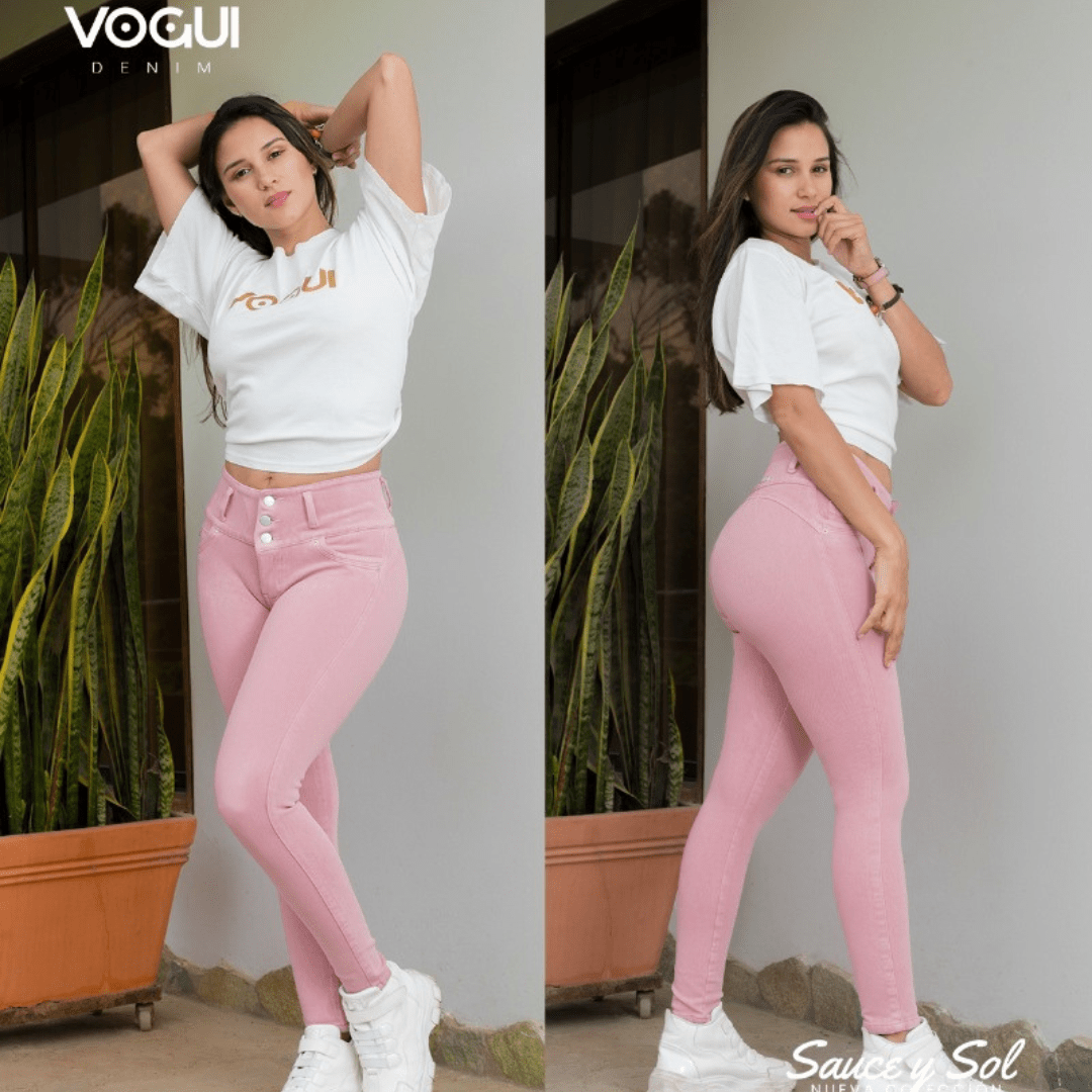 PANT.BOGOTA PALO ROSA FRENCH TERRY VOGUI | Ticlio