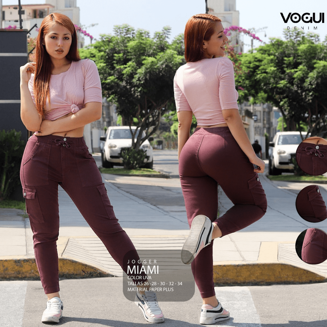 PANT.JOGGER MIAMI UVA VOGUI | Ticlio