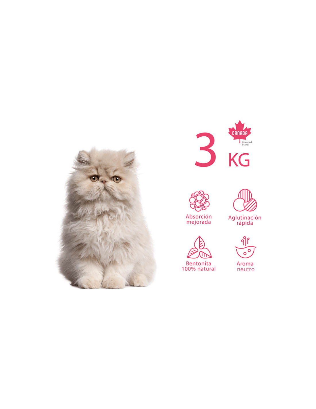 Arena sanitaria WE LOVE CATS 3KG | Club de Super Mascotas