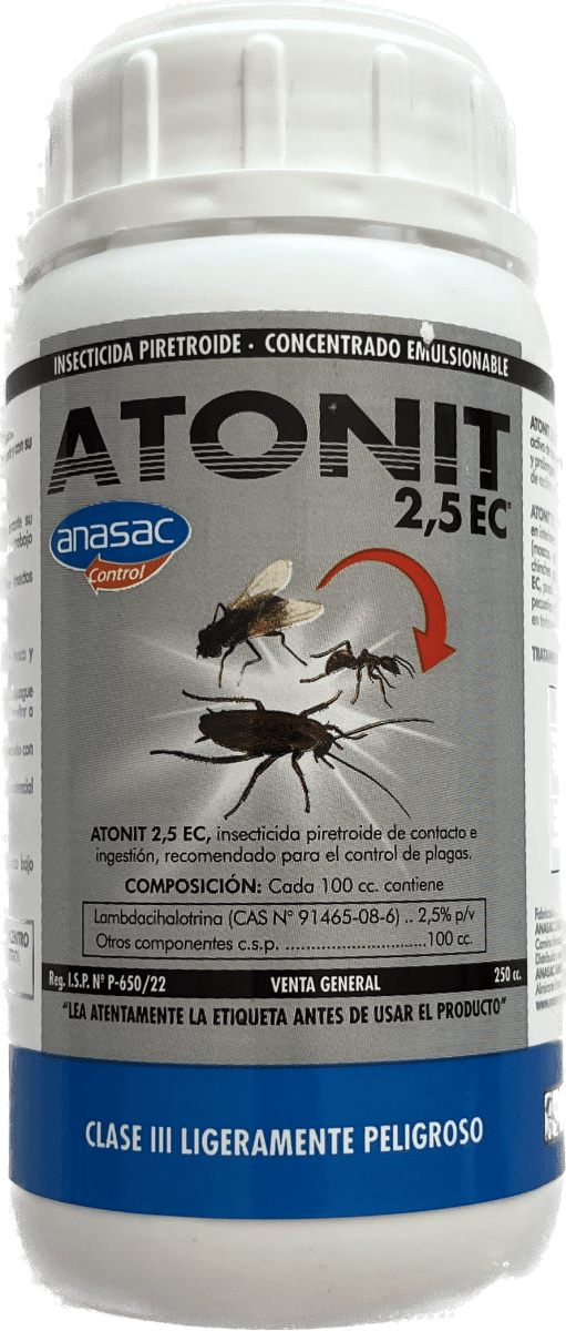 INSECTICIDA ATONIT 2,5EC 250CC | Garden Proshop