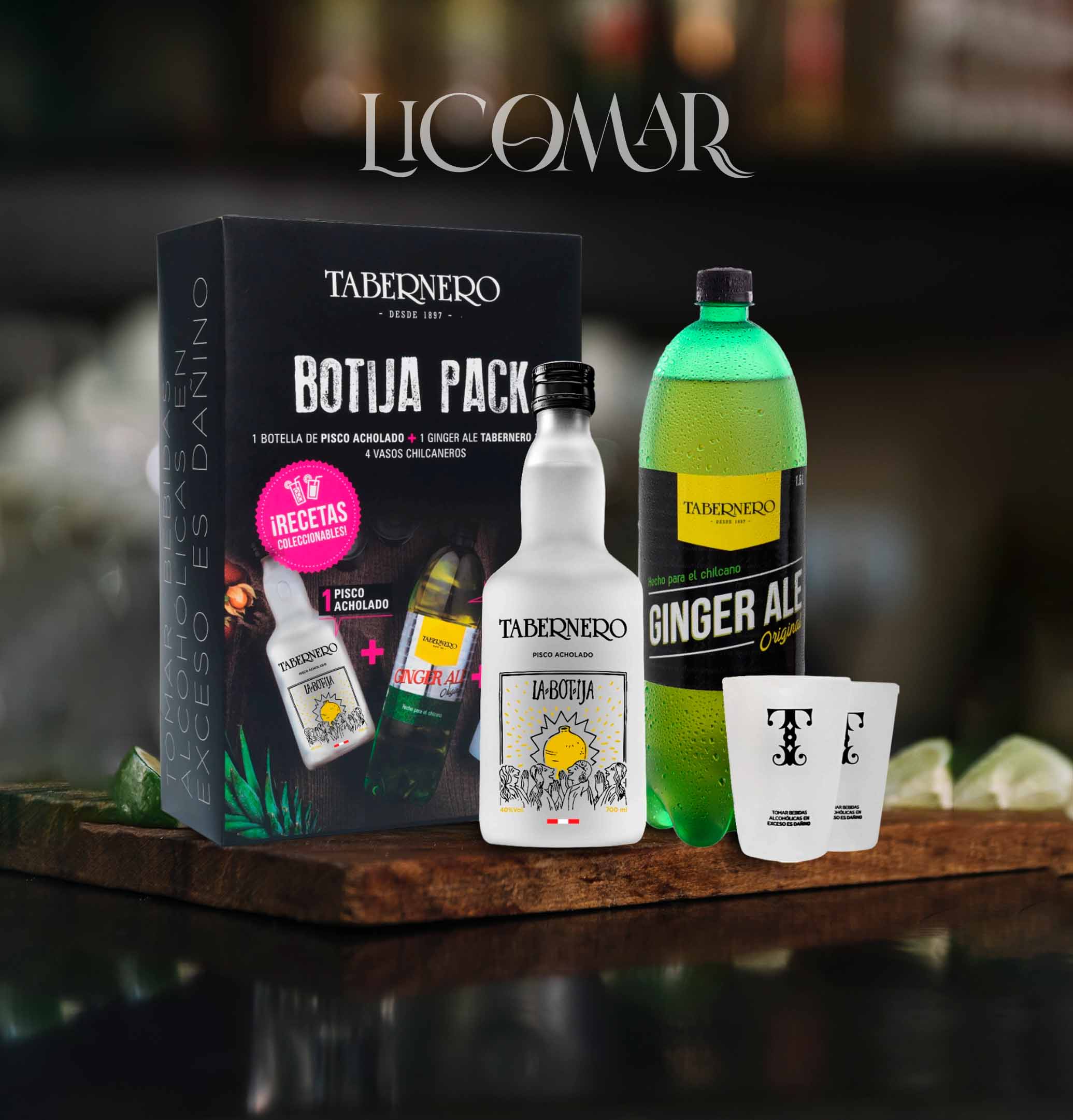 PACK BOTIJA TABERNERO | LICOMAR