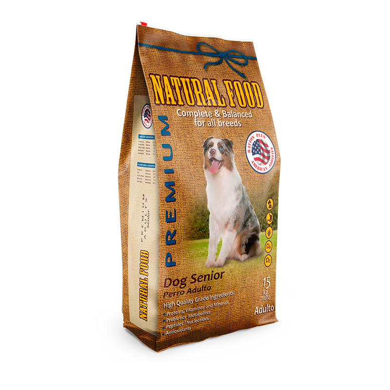 NATURAL FOOD SENIOR PREMIUM 15KG | Squishy Pet
