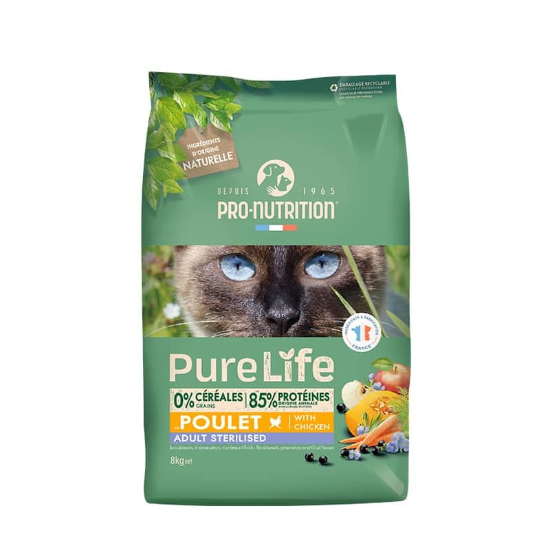 PURE LIFE FOR CATS STERILIZED CHICKEN 2KG | Squishy Pet