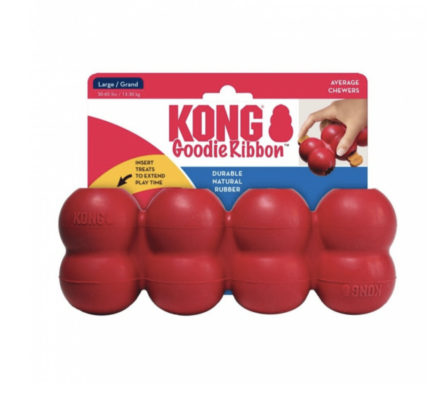 KONG GOODIE RIBBON M | Squishy Pet