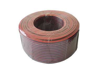 CABLE PARALELO MULTIFILAR ROJO/NEGRO 2X24 AWG ROLLO 100MTS | DACAM SPA