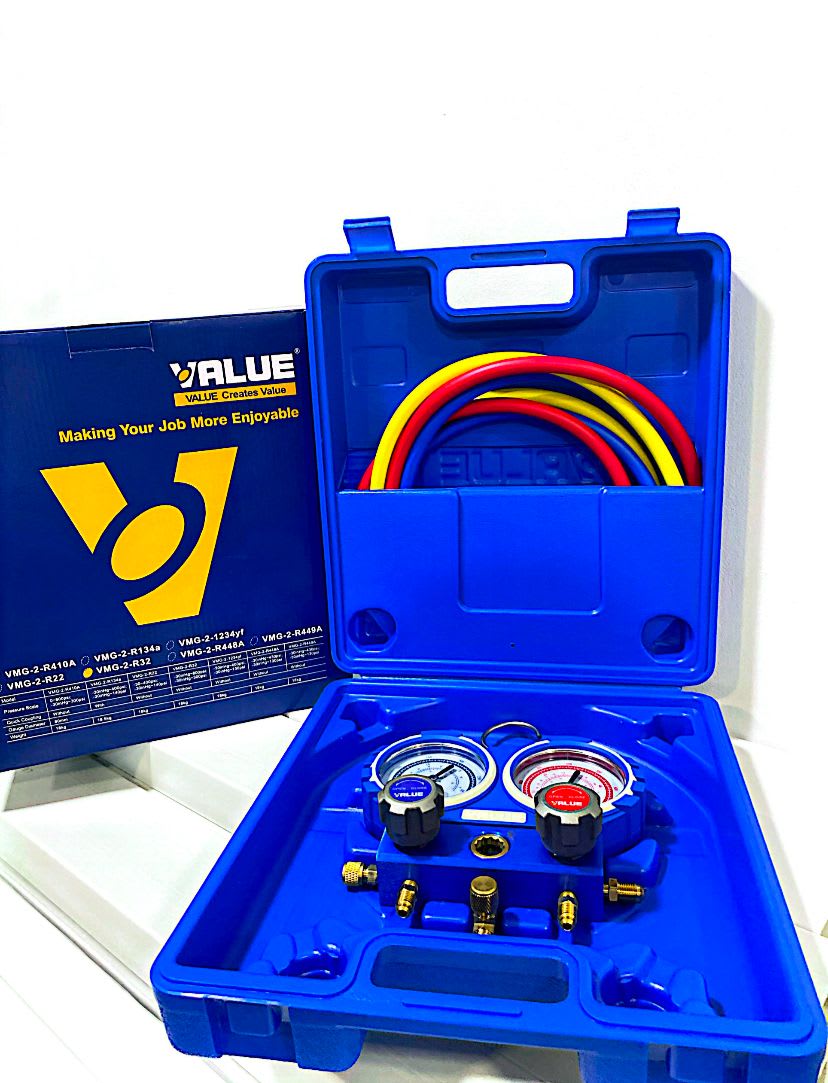VALUE VMG-2-R410A ARBOL DE CARGA 80 mm MALETA | Acondiparts