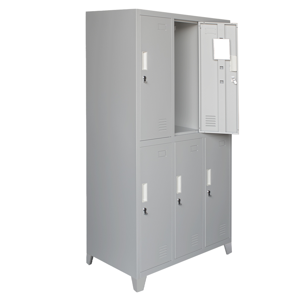 CASILLERO METALICO 3 CUERPOS 6 PUERTAS | prolockers