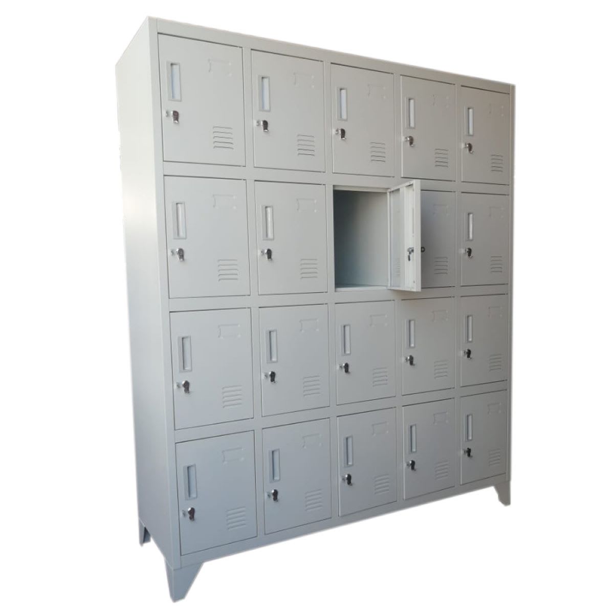 CASILLERO METALICO 5 CUERPOS 20 PUERTAS | prolockers