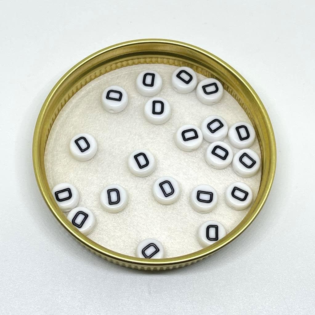 Letras plásticas redonda abecedario / 40 uds | Matinée Accesorios