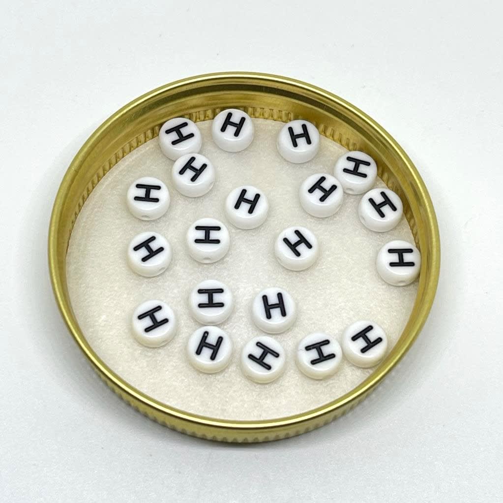 Letras plásticas redonda abecedario / 40 uds | Matinée Accesorios