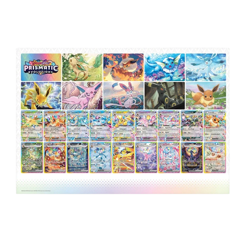 Pokémon Scarlet & Violet - Prismatic Evolutions Poster Collection (ENG ...