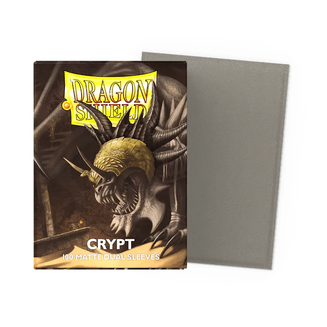 DRAGON SHIELD - SLEEVES STANDARD SIZE MATTE DUAL CRYPT (100) | Moii juegos