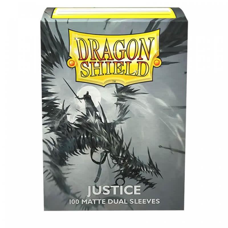 DRAGON SHIELD - SLEEVES STANDARD SIZE MATTE DUAL JUSTICE (100) | Moii ...