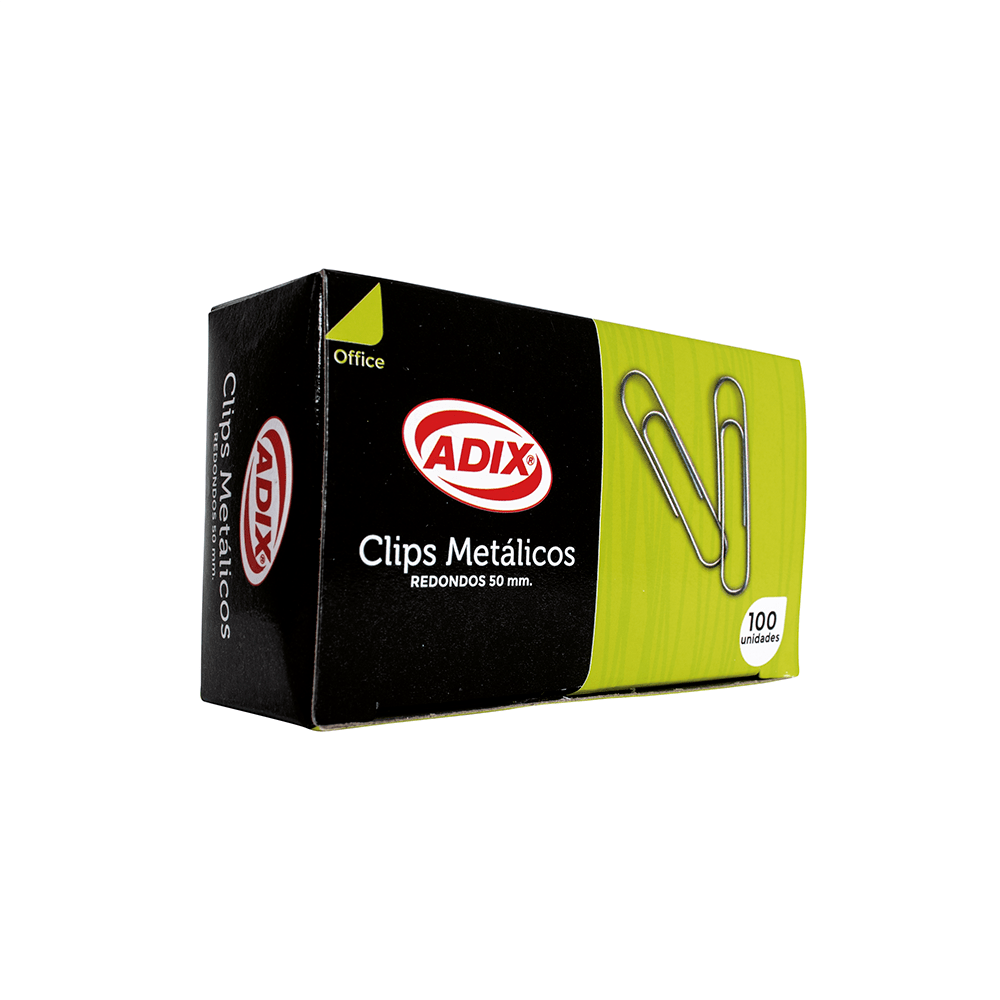 CLIPS METÁLICOS REDONDOS 50MM (100UN) ADIX | Arquitectura Librería