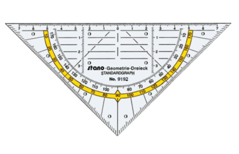 ESCUADRA GEOMETRICA CENTESIMAL NO. 9192 STANDARDGRAPH | Arquitectura ...