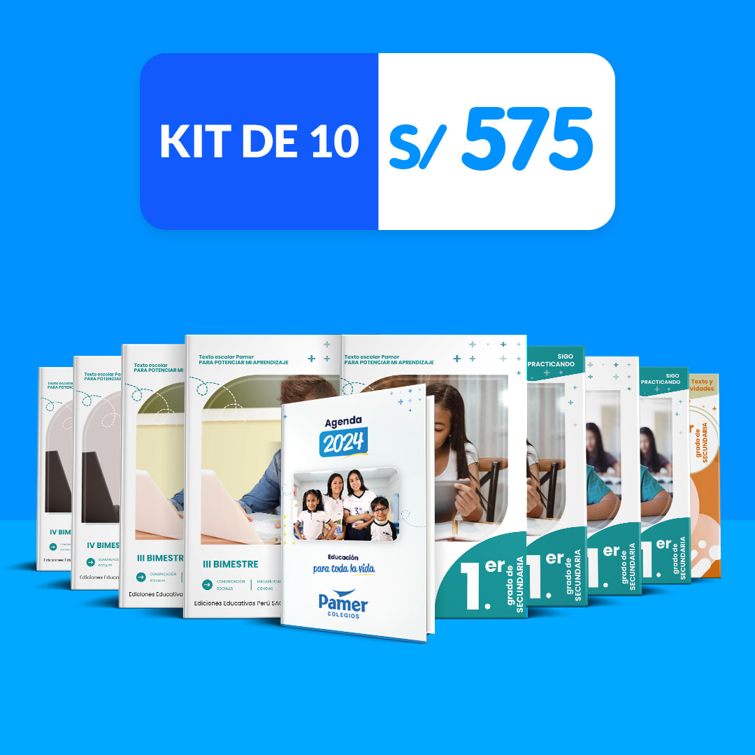 Kit Pamer - 1.° de secundaria (Modalidad Presencial) | Milista