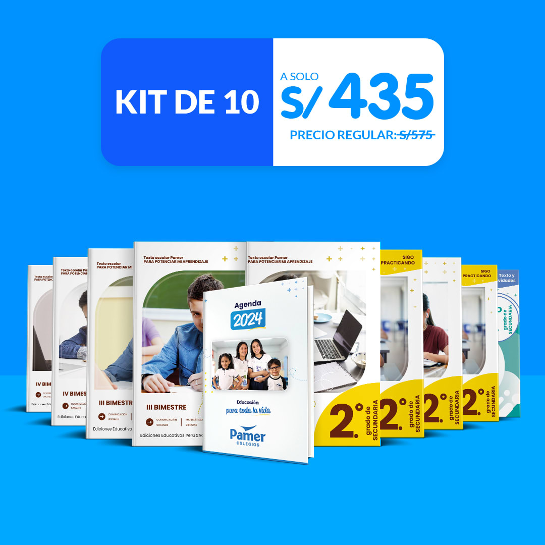 Kit Pamer - 2.° de secundaria (Modalidad Presencial) | Milista