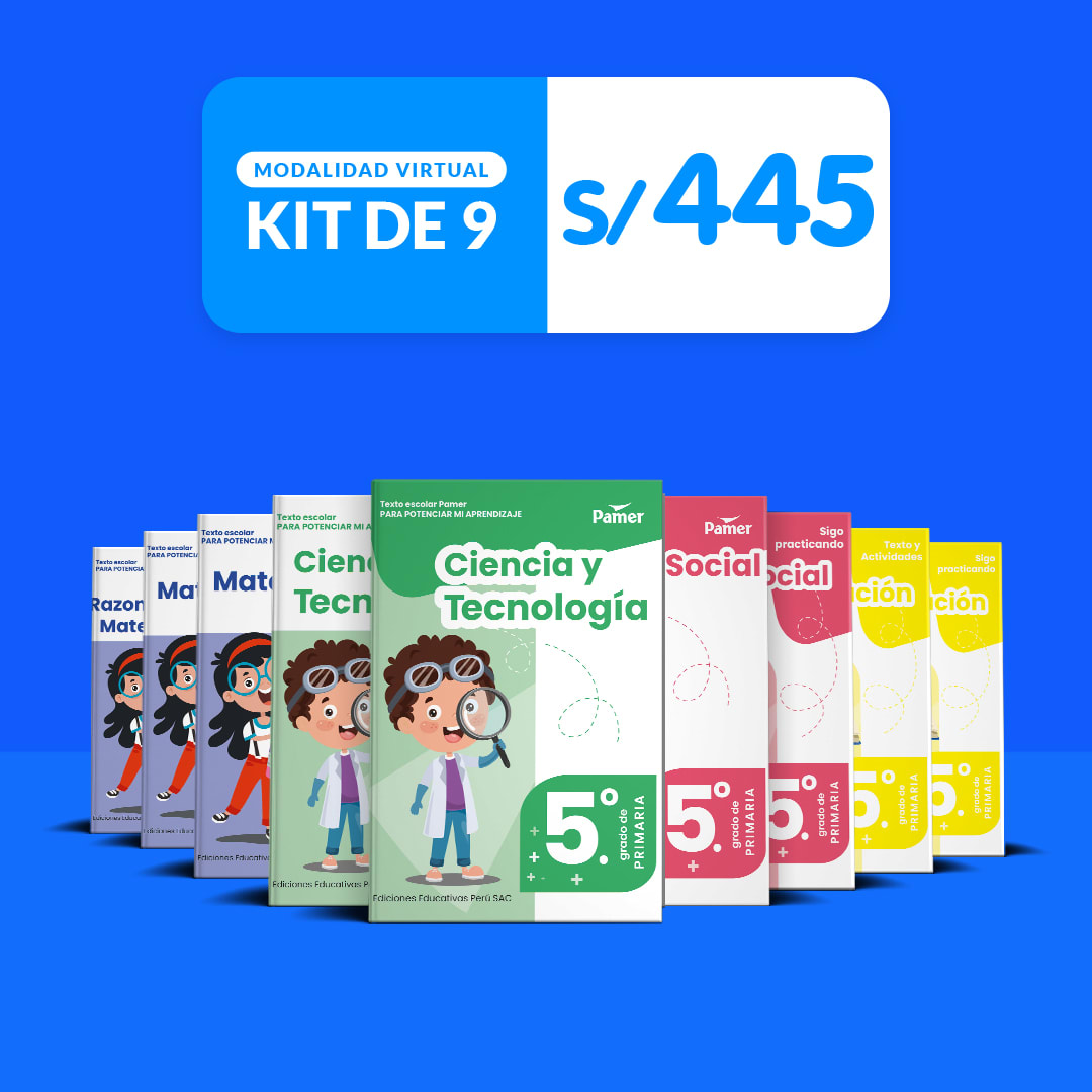 Kit Pamer - 5.° de primaria (Modalidad Virtual) | Milista
