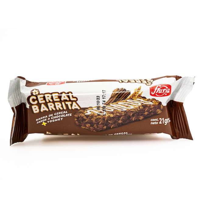 Cereal Fruna Barra Chocolate 21 grs | Licores Villafraz
