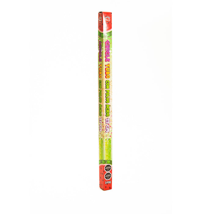 Chicle Tubo Con Polvo Ácido 20 grs | Licores Villafraz