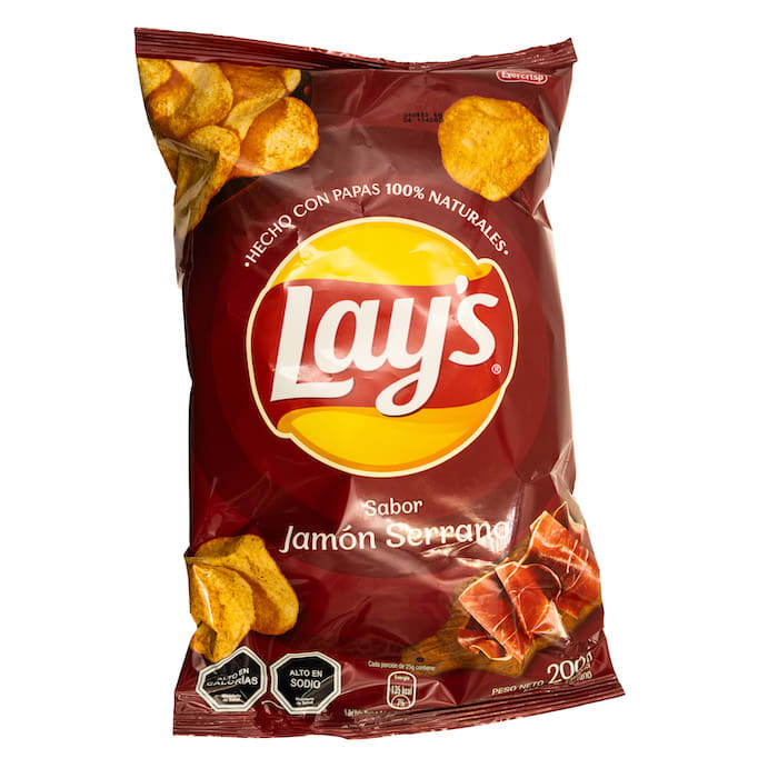 Papas Fritas Lay's Jamón Serrano | Licores Villafraz