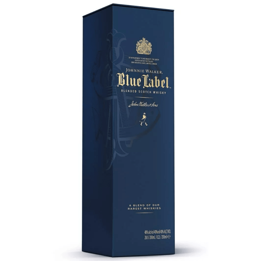 Whisky Johnnie Walker Blue Label 200 cc | Licores Villafraz