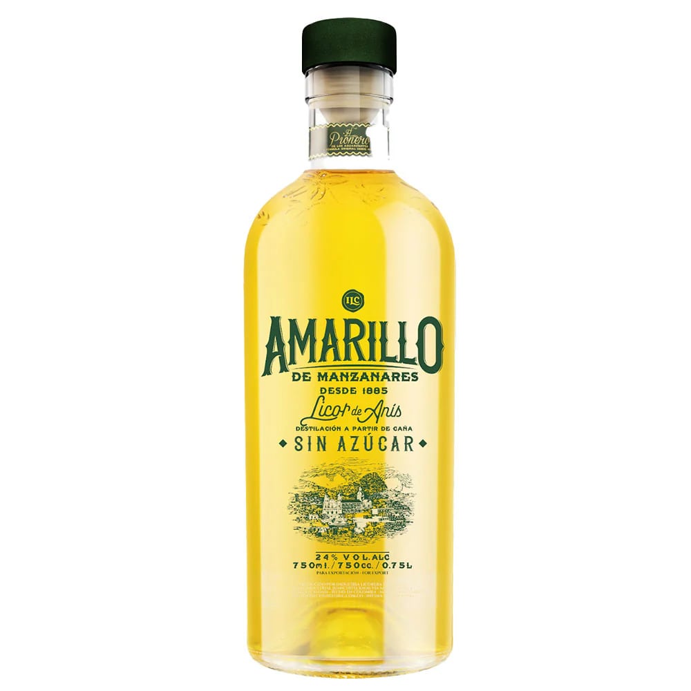 Licor De Anis Amarillo De Manzanares Sin Azúcar 24° 750Cc | Licores ...