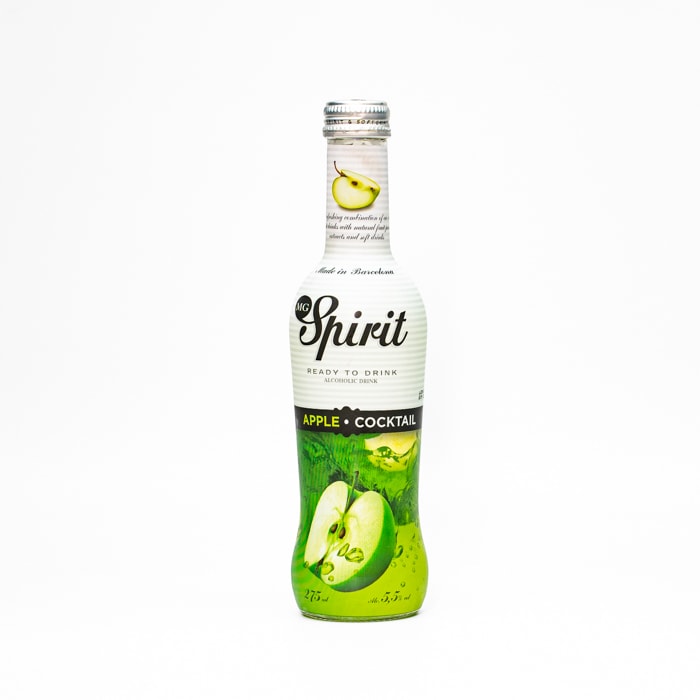 Cóctel De Vodka Spirit Apple 5.5° Botella 275 Cc | Licores Villafraz