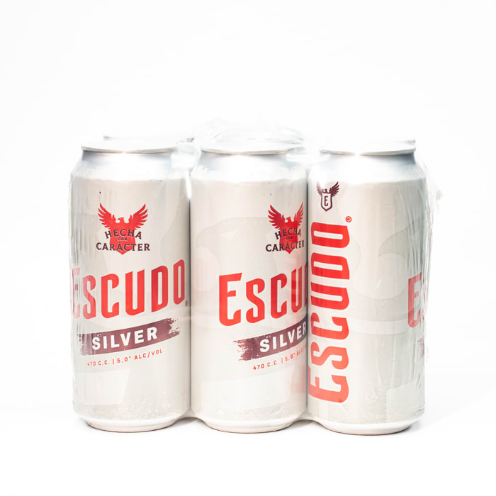 Pack Cerveza Escudo Silver 470 Cc x 6 | Licores Villafraz