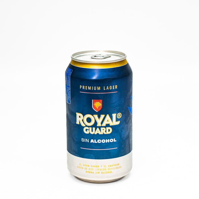 Royal Guard Cero Alcohol Lata 350 Cc | Licores Villafraz