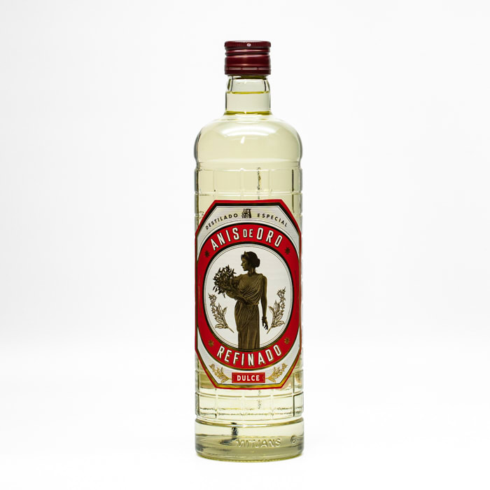 Licor Anís de Oro Refinado Dulce 33° 750 cc | Licores Villafraz