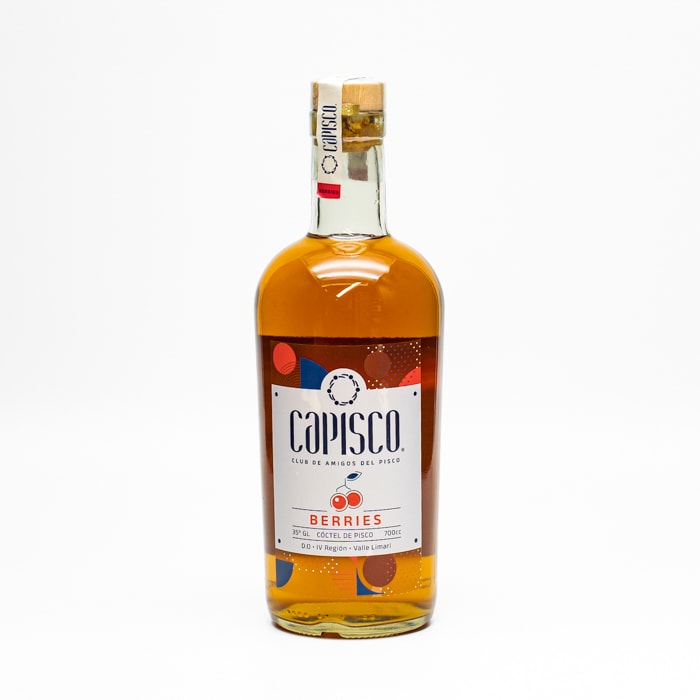 Pisco Capisco Berries 35º 700 ml | Licores Villafraz