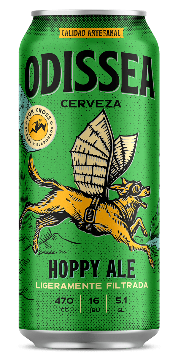 Cerveza Odissea Hoppy Ale Lata 470Cc | Licores Villafraz