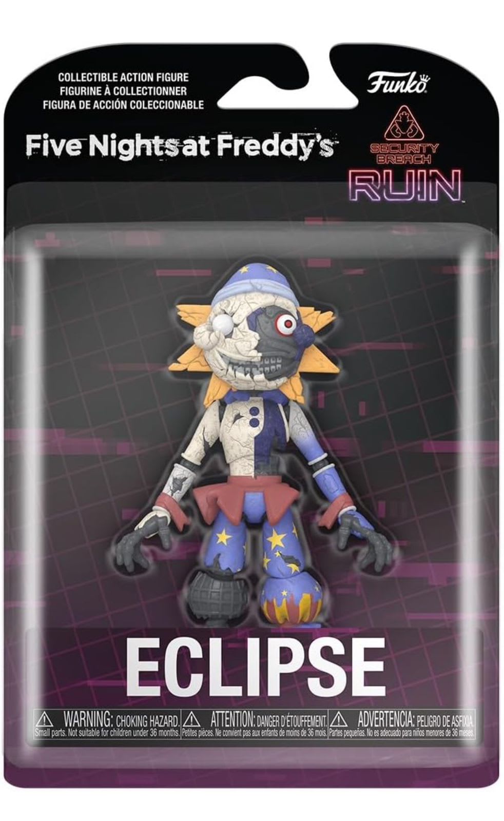 Figura Eclipse Fnaf Security Breach Ruin Funko Original Articulada ...