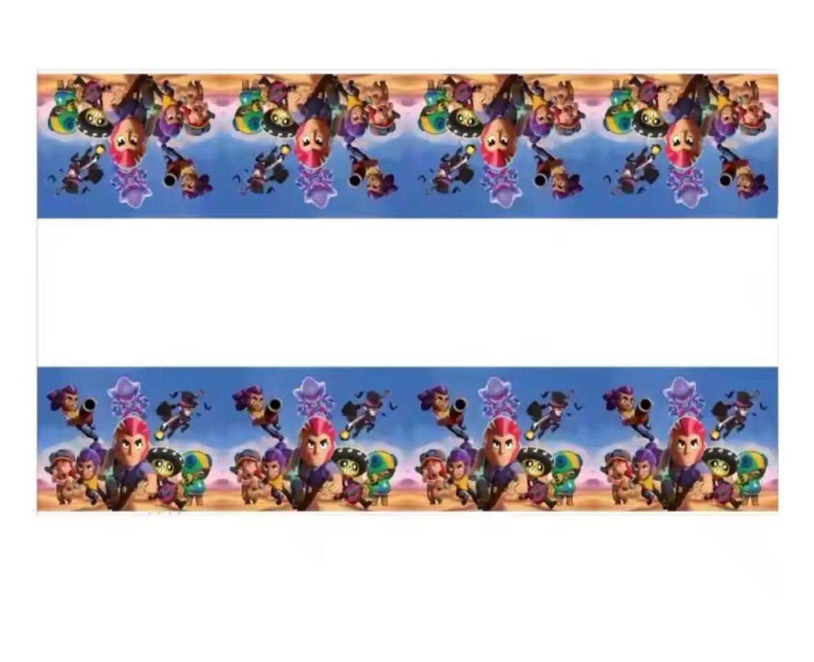 Mantel Cumpleaños Decoración Brawl Stars | DYSHOPNOW