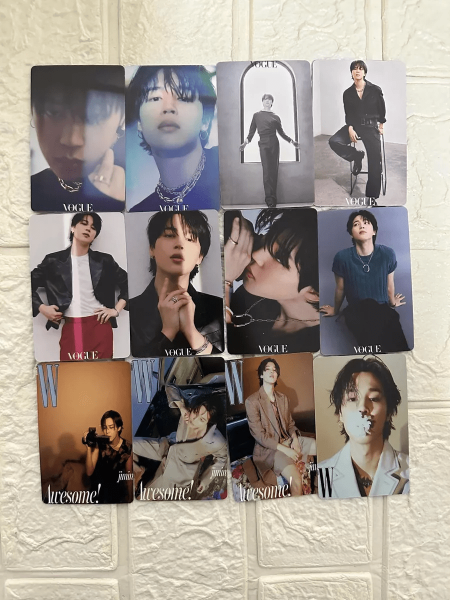 Set 55 Photocards Lomo Card Jimin Face Bts K-pop | DYSHOPNOW