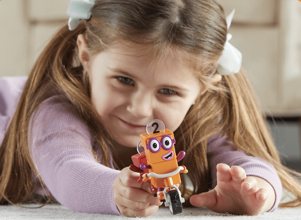 Figuras Number Blocks 1 Y 2 + Bicicleta Original Educativos | DYSHOPNOW