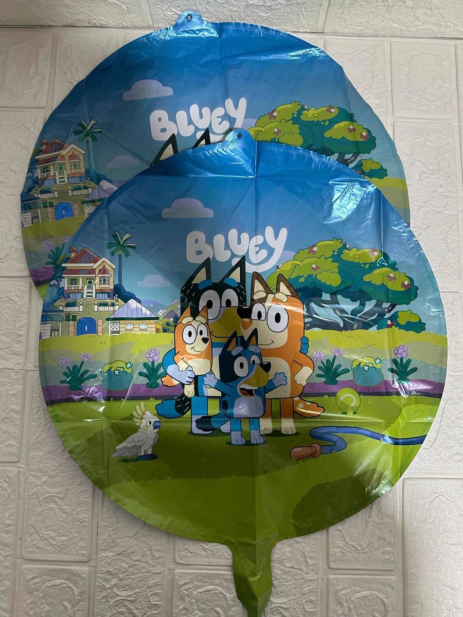 Kit Decoración Cumpleaños Bluey Globos Metalizados | DYSHOPNOW