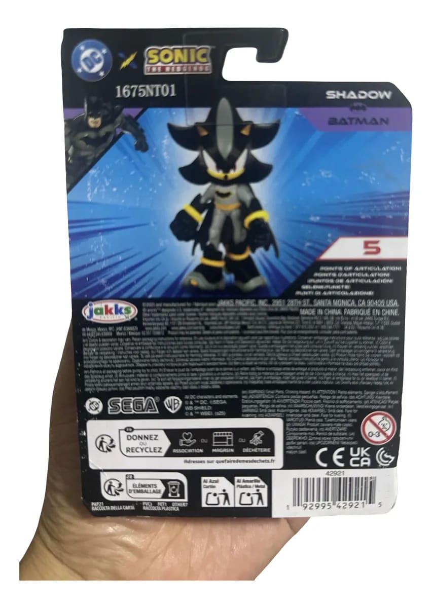 Figura Shadow Batman Sonic Dc Comics 6cm Coleccionable | DYSHOPNOW