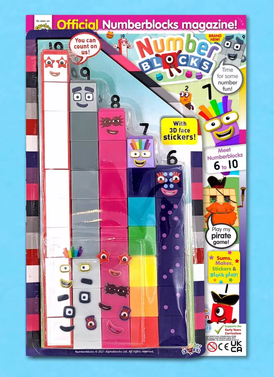 Bloques Number Block 6 A 10 Producto Oficial Uk + Revista | DYSHOPNOW