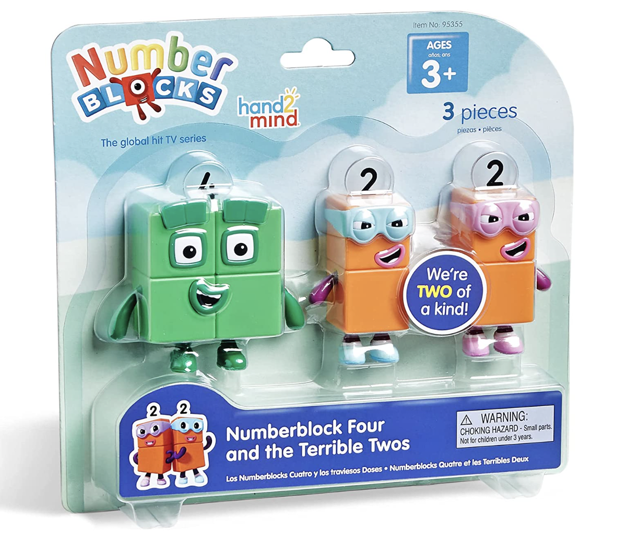 Figuras Number Blocks Número 2 Y 4 Original Educativos Hand2 | DYSHOPNOW