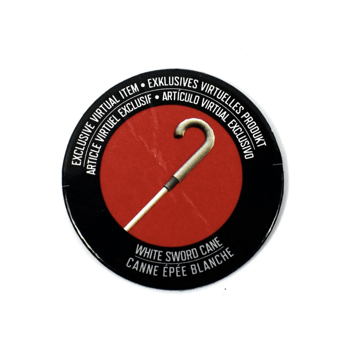 Código White Sword Cane Roblox Series 1 | DYSHOPNOW