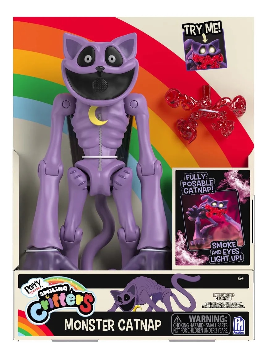 Figura Monstruo Catnap 30 Cm Deluxe Poppy Playtime Original | DYSHOPNOW