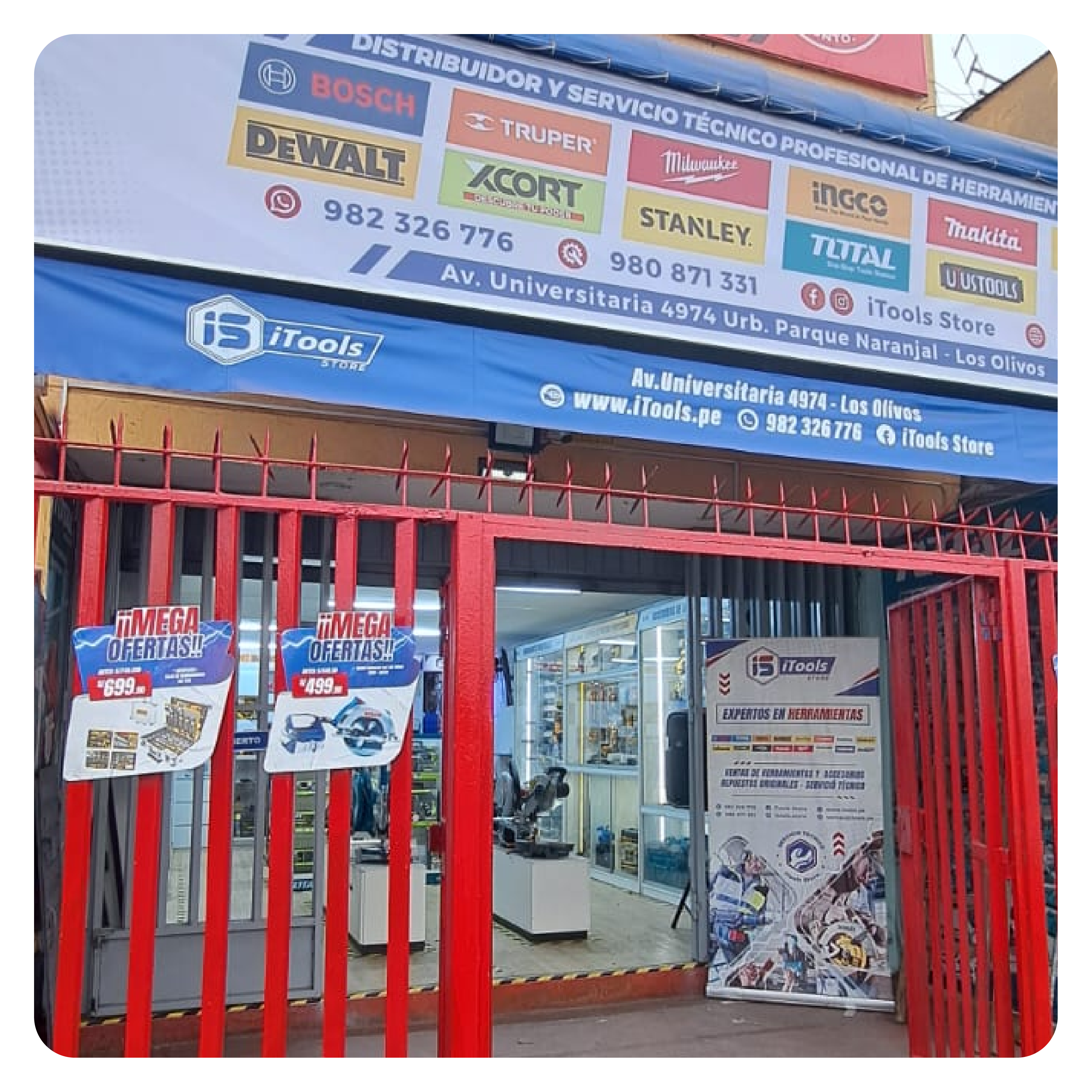 Nuestras sucursales | iTools.Pe